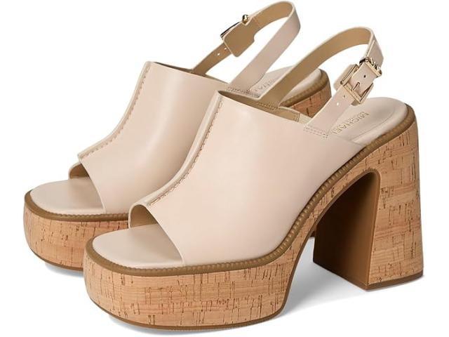 (取寄) マイケルコース レディース レイア プラットフォーム サンダル MICHAEL Michael Kors women Leia Platform Sandal Light Cream