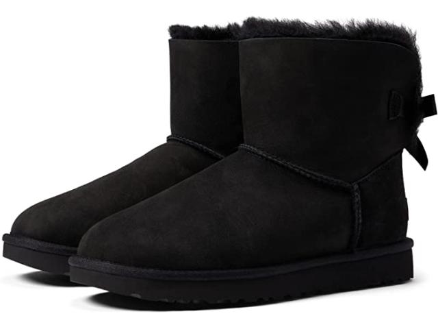(取寄) アグ レディース ミニ ベイリー ボウ リ UGG women  Mini Bailey Bow II Black