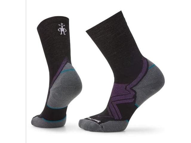 (取寄) スマートウール レディース ラン コールド ウェザー ターゲッティド クッション クルー ソックス Smartwool women Smartwool Run Cold Weather Targeted Cushion Crew Socks Black