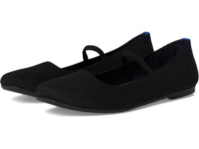 (取寄) レディース ザ マックス スクエア メアリー ジーン Rothy's women The Max Square Mary Jane Black