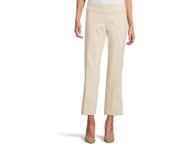 (取寄) クレイジー ラリー レディース ストレッチ リネン ワイド アンクル Krazy Larry women Stretch Linen Wide Ankle Stone