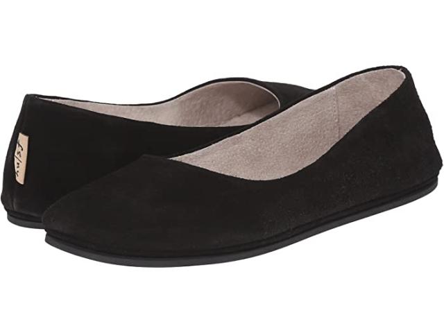 (取寄) フレンチ ソール レディース スループ フラッツ French Sole women  Sloop Flat Black Suede