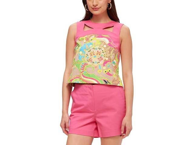 (取寄) トリーナターク レディース ベブ トップ Trina Turk women Bev Top Multi