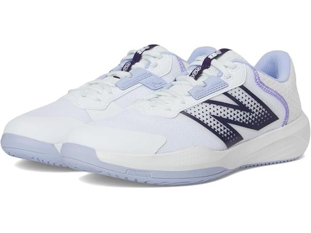 (取寄) ニューバランス メンズ テニス シューズ New Balance men 696v6 Tennis Shoes White/Grey/Dusk Shower