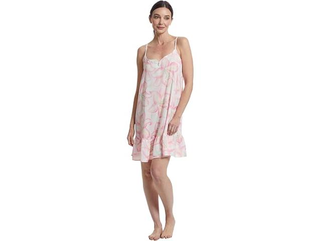 (取寄) トミーバハマ レディース ショート スリーブレス ナイトガウン  Bahama women Short Sleeveless Nightgown Pink Floral