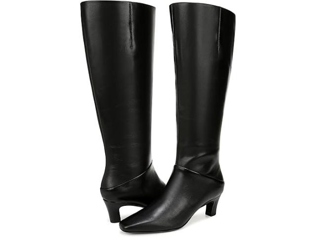 (取寄) フランコ サルト レディース アンドリア ハイ シャフト ブーツ ワイド カーフ Franco Sarto women Andria High Shaft Boot Wide Calf Black Leather