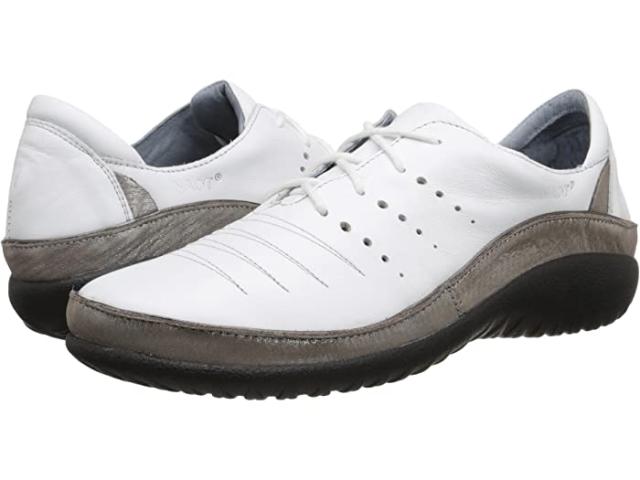 (取寄) ナオト レディース クマラ Naot women  Kumara White Leather/Silver Threads Leather