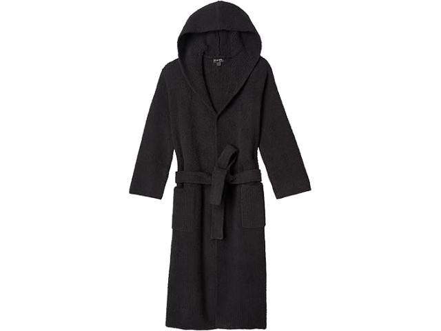 (取寄) ベアフットドリームス レディース コージシック リブド フーデット ローブ Barefoot Dreams women Barefoot Dreams CozyChic Ribbed Hooded Robe Carbon