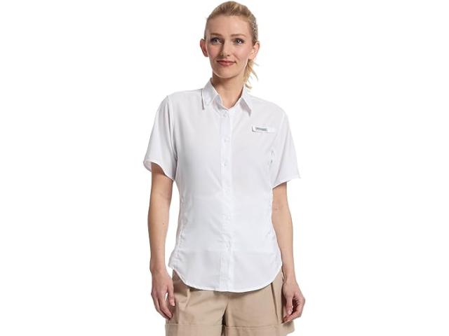 (取寄) コロンビア レディース タミアミ リ S/S Columbia women Tamiami II S/S White 1