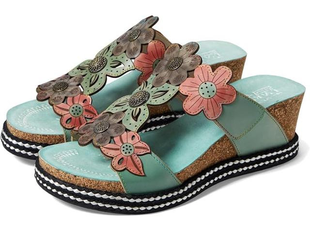 (取寄) ラルティストバイスプリングステップ レディース ダムール L'Artiste by Spring Step women Damour Mint Green Multi