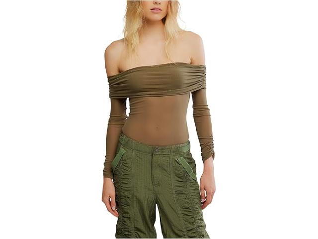 (取寄) フリーピープル レディース フォアゲット ミー ノット ボディスーツ Free People women Forget Me Not Bodysuit Olive