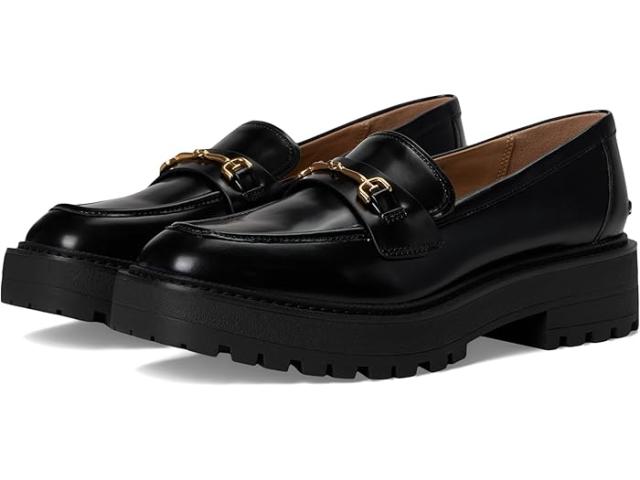 (取寄) サムエデルマン レディース リーア シューズ Sam Edelman women Lea Loafer/Moc Shoes Black Leather