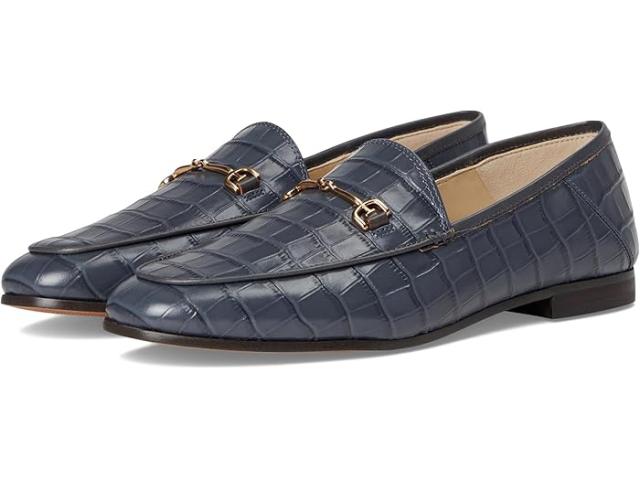(取寄) サムエデルマン レディース ロレイン シューズ Sam Edelman women Loraine Loafer/Moc Shoes Galaxy Gray Croco