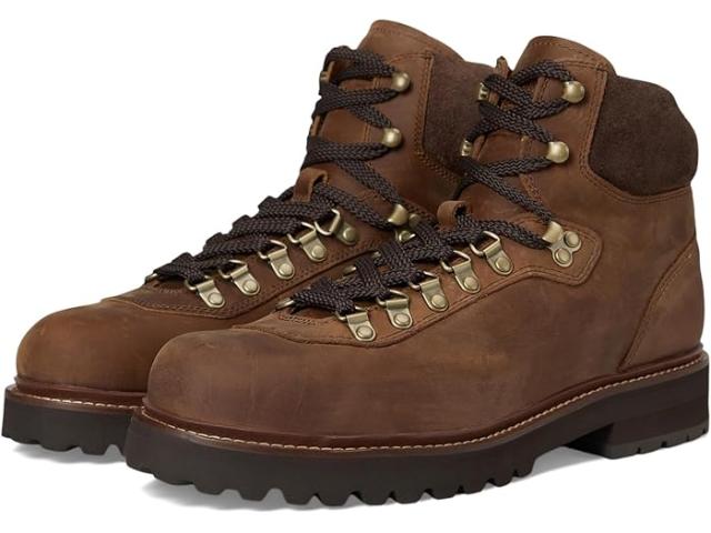 (取寄) ラルフローレン メンズ アルパイン レザー トレイル ブーツ Polo Ralph Lauren men Alpine Leather Trail Boots Deep Saddle Tan