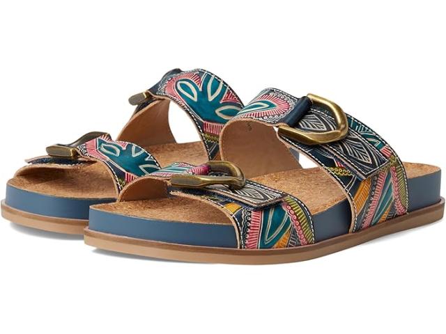 (取寄) ラルティストバイスプリングステップ レディース グレーズ L'Artiste by Spring Step women Glaze Blue Multi