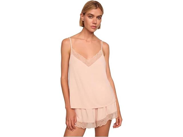 (取寄) エバージェイ レディース カーリー - ザ パジャマ セット Eberjey women Kari - The Cami/Short Pajama Set Tea Rose