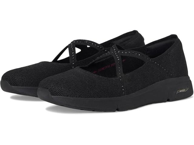 (取寄) スケッチャーズ レディース マーサ スチュワート アーチ フィット リビング - メドウ ウォーク SKECHERS women Martha Stewart Arch Fit Living - Meadow Walk Black