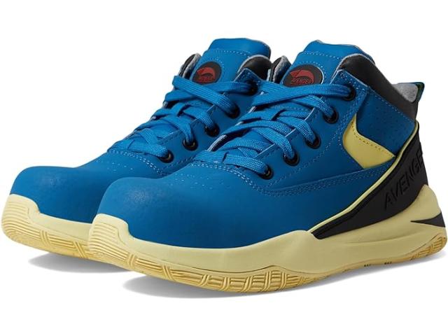 (取寄) アベンジャー ワークブーツ レディース リアクション Avenger Work Boots women Avenger Work Boots Reaction Blue/Yellow