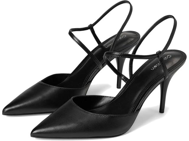 (取寄) カルバンクライン レディース    women Cordera Black Leather