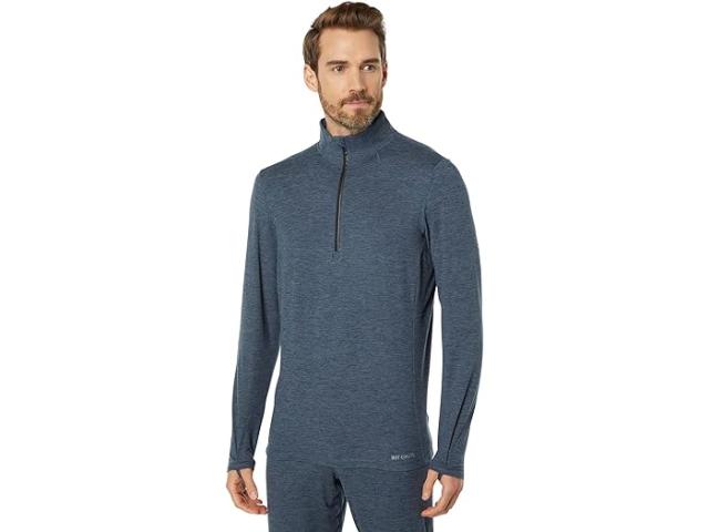 (取寄) ホットチリ メンズ クリマ-トレック ジップ-ティー Hot Chillys men Hot Chillys Clima-Trek Zip-Tee Nightfall Heather