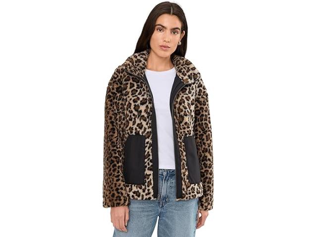 (取寄) リーバイス レディース シェルパ テディ ジャケット Levi's women Sherpa Teddy Jacket Leopard