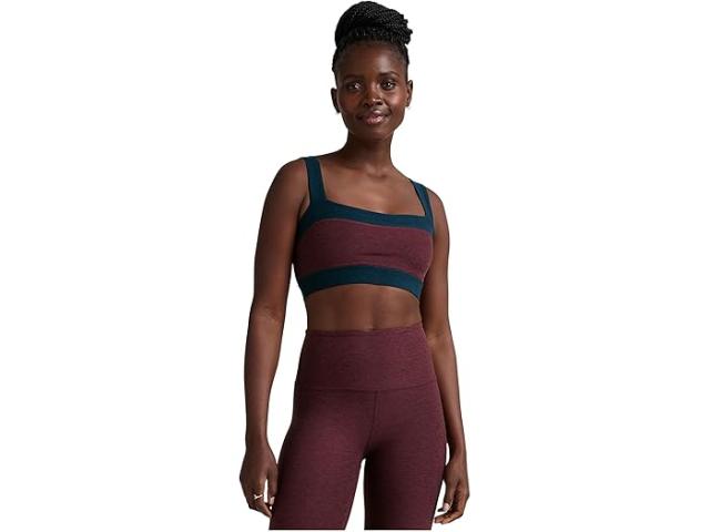 (取寄) ビヨンドヨガ レディース スペースダイ ホライゾン カラーブロック ブラ Beyond Yoga women Spacedye Horizon Colorblock Bra Midnight Burgundy/Nocturnal Navy Heather