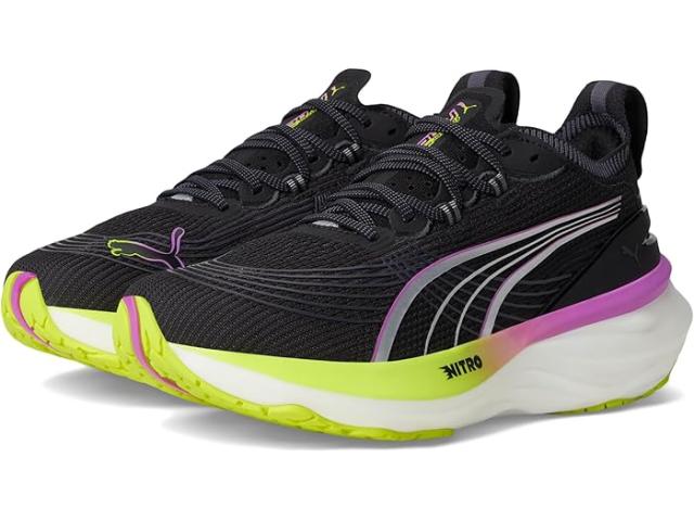 (取寄) プーマ レディース フォーエバーラン ニトロ PUMA women Foreverrun Nitro Puma Black/Pure Magenta