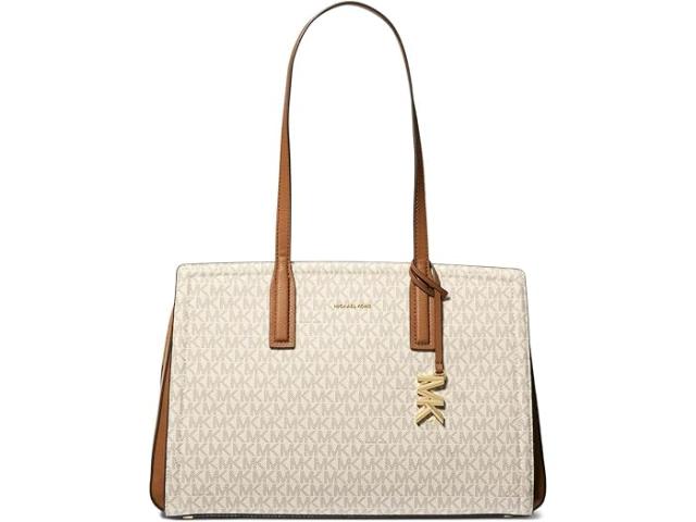 (取寄) マイケルコース レディース ライラ ミディアム トート MICHAEL Michael Kors women Laila Medium Tote Vanilla/Acorn