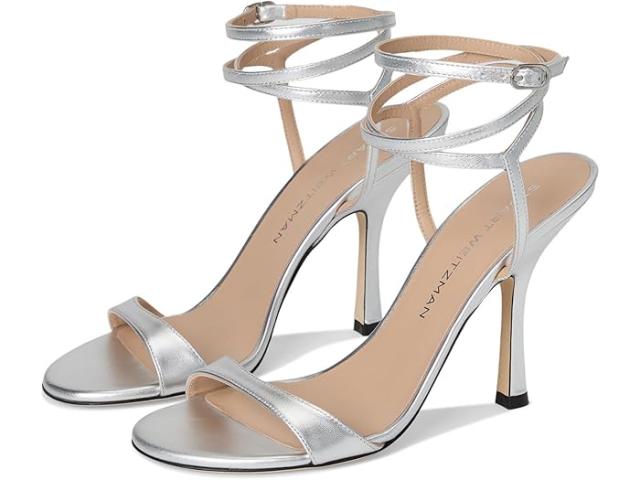 (取寄) スチュアート ワイツマン レディース ヌーディスト ラップ 100 Stuart Weitzman women Nudist Wrap 100 Silver