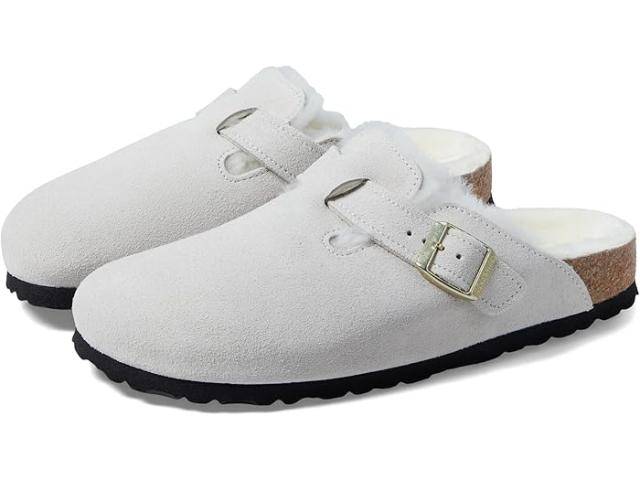 (取寄) ビルケンシュトック レディース ボストン シアリング Birkenstock women Birkenstock Boston Shearling Antique White/Antique White