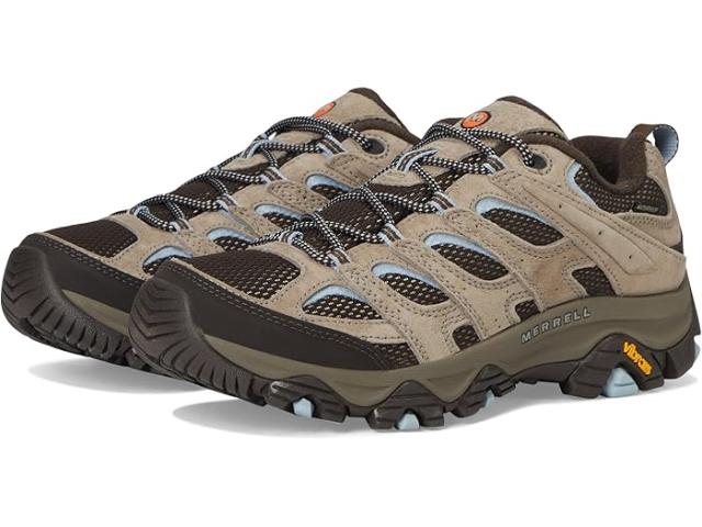 (取寄) メレル レディース モアブ 3 ウォータープルーフ Merrell women Moab 3 Waterproof Brindle 1