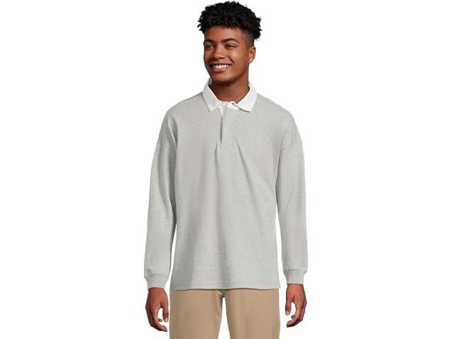 (取寄) チャビーズ メンズ ザ シンプル プレジャー Chubbies men The Simple Pleasure (Rugby Shirt) Medium Grey - Heather