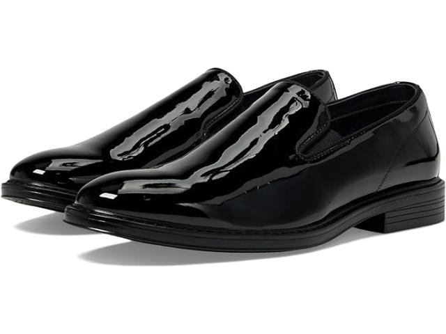 (取寄) ナン ブッシュ メンズ セントロ フレックス フォーマル プレーン トゥ スリッポン Nunn Bush men Centro Flex Formal Plain Toe Slip-On Black Patent