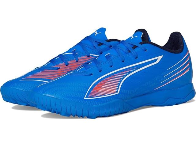 (取寄) プーマ メンズ ウルトラ 6 プレイ ターフ トレーナー サッカー クリーツ PUMA men Ultra 6 Play Turf Trainer Soccer Cleats Ultra Blue/White/Glowing Red