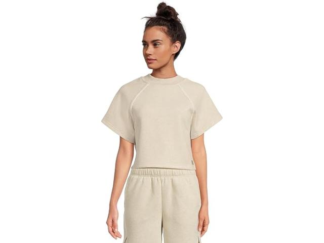 (取寄) アグ レディース クラシック ショート スリーブ クルーネック UGG women Classic Short Sleeve Crewneck Sand Heather