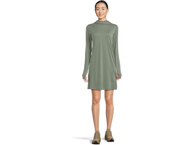 (取寄) フェールラーベン レディース アビスコ サン-フーディー ドレス w Fjllrven women Fjallraven Abisko Sun-hoodie Dress W Patina Green