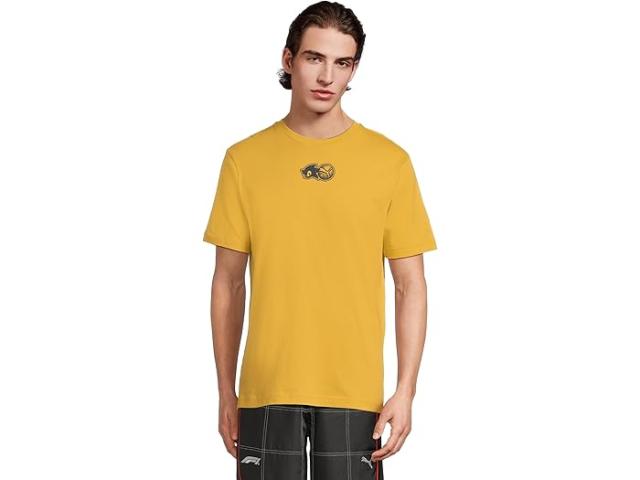 (取寄) プーマ メンズ ソニック ザ ヘッジホッグ リラックスド-フィット グラフィック T-シャツ PUMA men Sonic The Hedgehog Relaxed Graphic T-Shirt Archive Gold