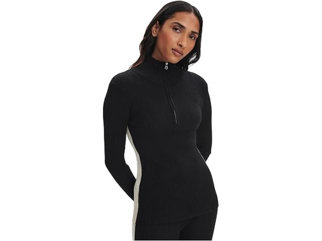 (取寄) バーリー レディース デミ 2.0 1/2 ジップ ニット Varley women Demi 2.0 1/2 Zip Knit Black