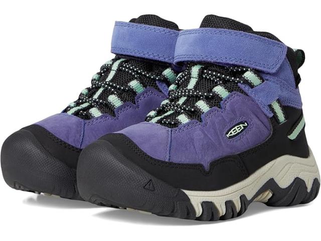 (取寄) キーン キッズ キッズ ターギー 4 ミッド ハイト デュラブル コンフォタブル ウォータープルーフ (トドラー/リトル キッド) KEEN Kids kids Targhee 4 Mid Height Durable Comfortable Waterproof (Toddler/Little Kid) Skipper Blue/Hemlock