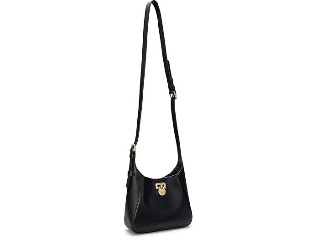 (取寄) ローレン ラルフローレン レディース レザー スモール タンナー ショルダー バッグ Lauren Ralph Lauren women Leather Small Tanner Shoulder Bag Black