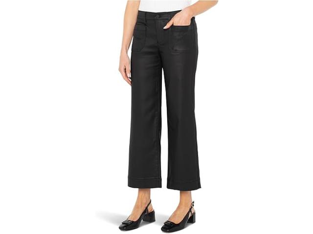 (取寄) リバプールロサンゼルス レディース クロップ ミッドライズ ワイド レッグ パンツ ウィズ パッチ ポケッツ 27 インシーム Liverpool Los Angeles women Crop Mid-rise Wide Leg Pant With Patch Pockets 27