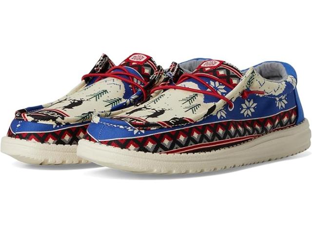 (取寄) ヘイ デュード メンズ ウォーリー ホリディ チアーズ Hey Dude men Wally Holiday Cheers White/Multi