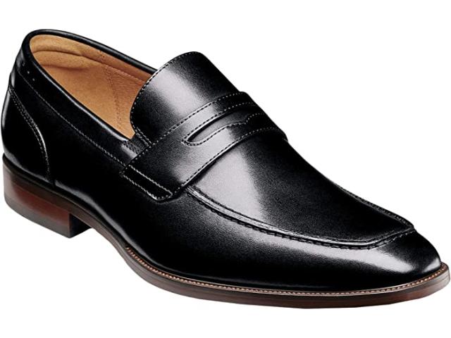 (取寄) フローシャイム メンズ Sorrento モック トゥ ペニー ローファー Florsheim men Florsheim Sorrento Moc Toe Penny Loafer Black Smooth