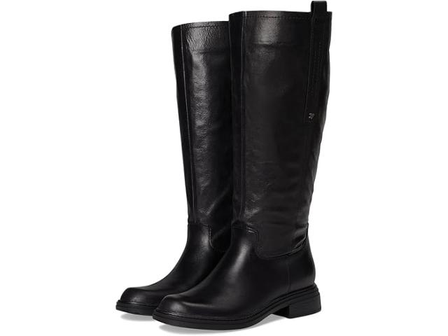 (取寄) ナチュラライザー レディース ワイド カーフ ニー ハイ ブーツ Naturalizer women Ontime Wide Calf Knee High Boots Black Leather