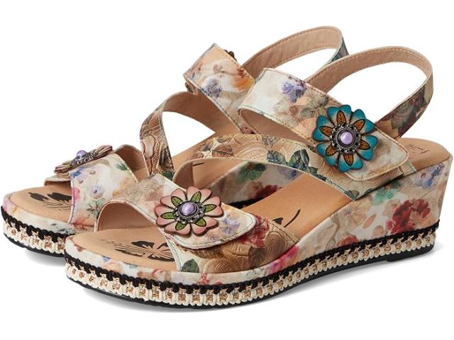 (取寄) ラルティストバイスプリングステップ レディース ブリスフル L'Artiste by Spring Step women Blissful Beige Multi