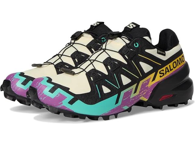 (取寄) サロモン レディース スピードクロス 6 Salomon women Speedcross 6 Transparent Yellow/Black/Waterfall