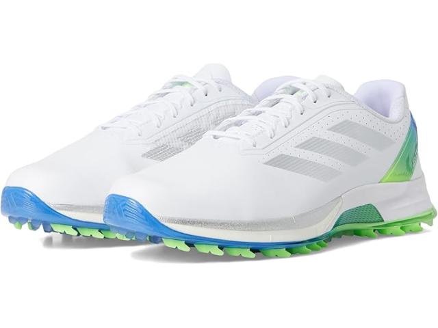 (取寄) アディダス ゴルフ メンズ アディゼロ ZG スパイクレス ゴルフ シューズ adidas Golf men Adizero ZG Spikeless Golf Shoes Footwear White/Silver llic/Lime Burst