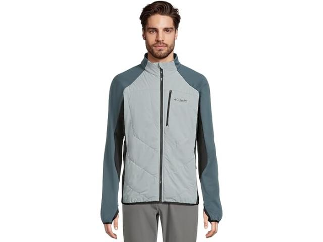 (取寄) コロンビア メンズ アークティク クレスト ハイブリット フル ジップ Columbia men Arctic Crest Hybrid Full Zip Crushed Blue/Everblue/Black