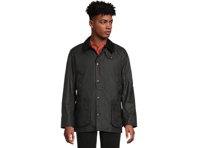 (取寄) バブアー メンズ アシュビー ワックス ジャケット Barbour men Ashby Wax Jacket Navy 2