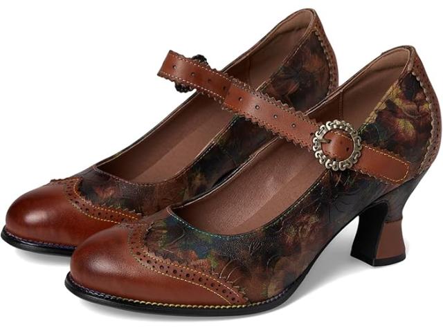 (取寄) ラルティストバイスプリングステップ レディース  L'Artiste by Spring Step women Macias-fleur Camel Multi